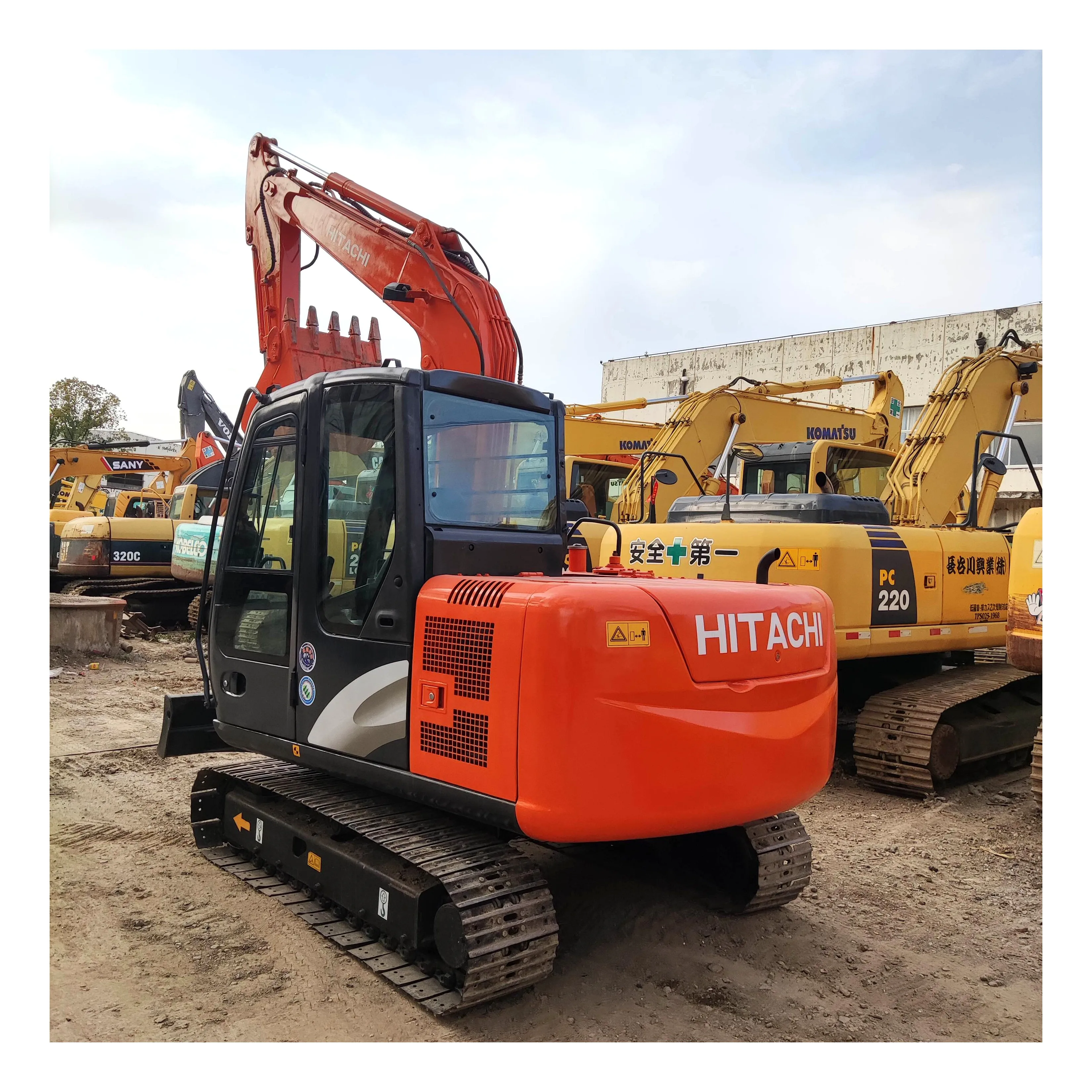 Used 6 Ton Digger Crawler Hydraulic Pump Hitachi Zx60 Excavator In Good ...