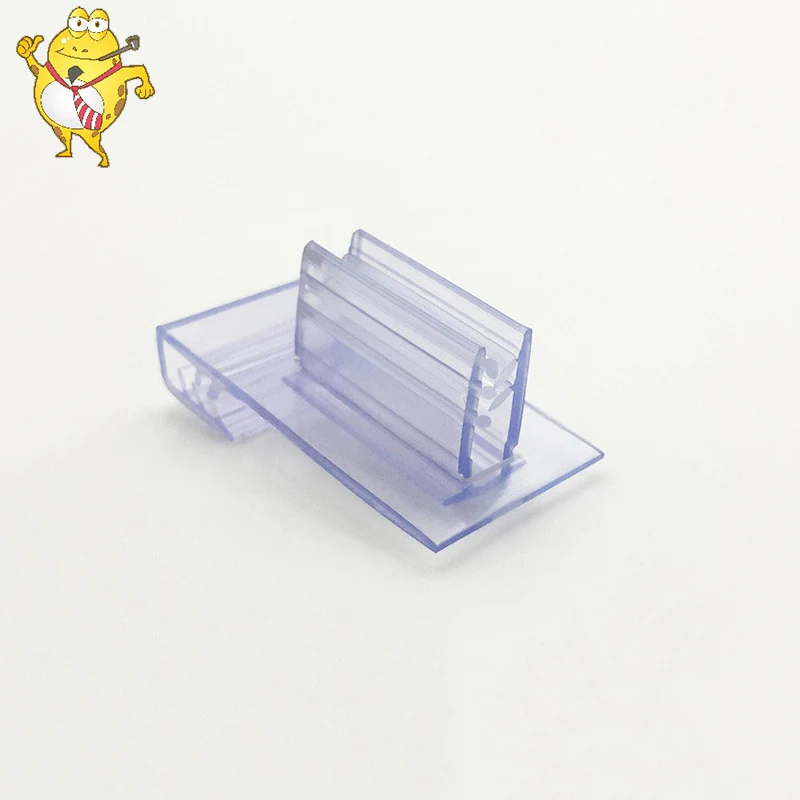 Sign Grips - Durable PVC Shelf Mounting Label Holders