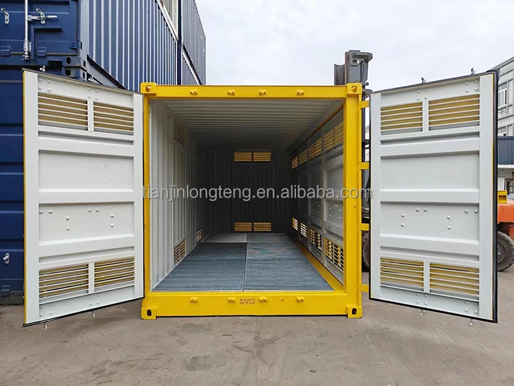 20ft Bunded Floor High Cube Open Side Door Chemical Storage