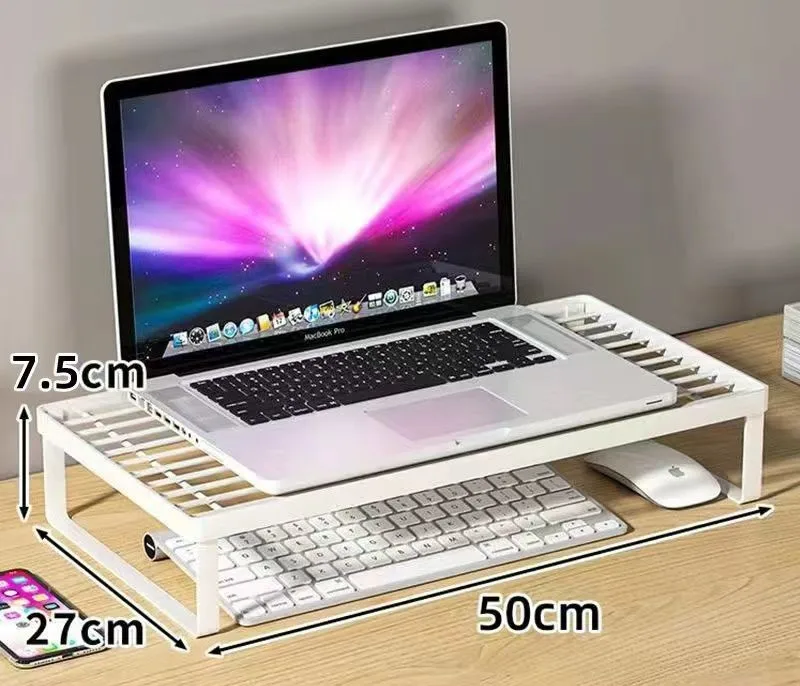 Multifunctional Laptop Stand Dormitory Storage Cooling Grill Desktop ...