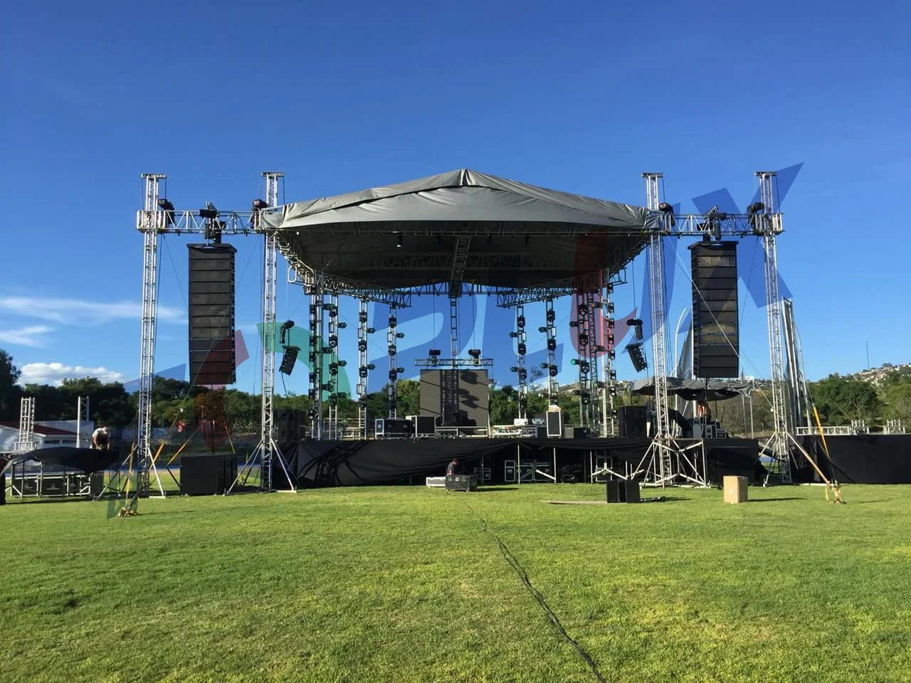 Aluminum Light Truss Stand Moving Head Lights Truss Stand Dj Booth ...