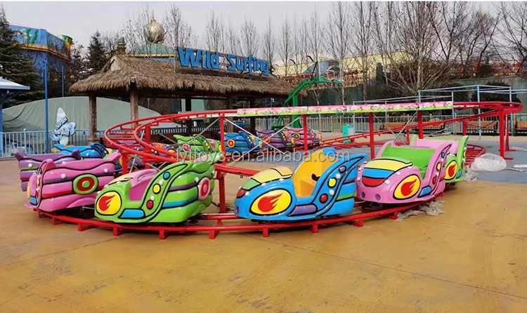 16 Seats Amusement Park Rollercoaster Small Track Shuttle Ride Roller ...