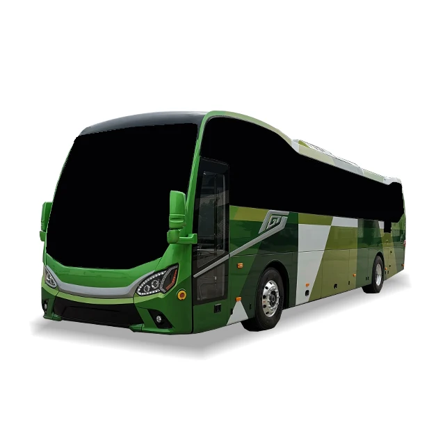 12m 57+1 Seater Automatic Passenger New Pure Electric Coach Bus 500 Km ...