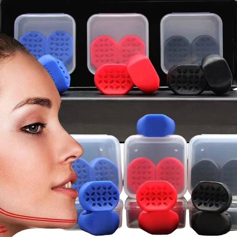 Jaw Exerciser Jawline Shaper Facial Fitness Muscle Jaw Trainer Jawline ...