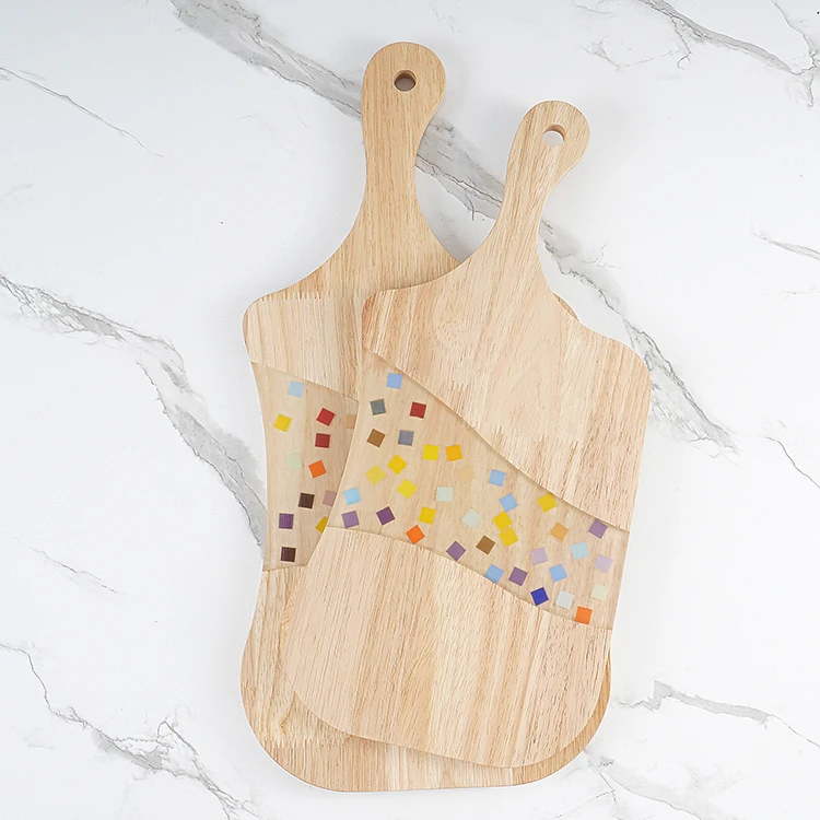 Personalized Epoxy Resin Breakfast Board - Sustainable & Stylish