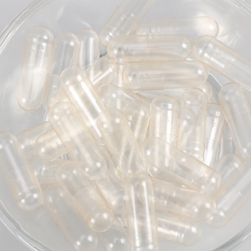 Clear Size 000 00 0 1 2 Capsules HPMC Empty Capsule Shells Transparent ...