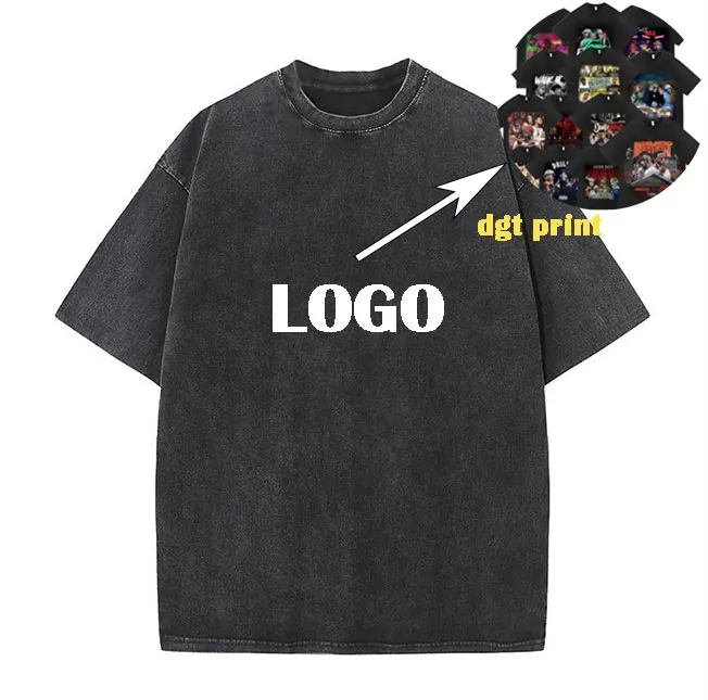 2023 Stylish Streetwear Oversized Heavyweight Custom Dgt Print T-shirts ...