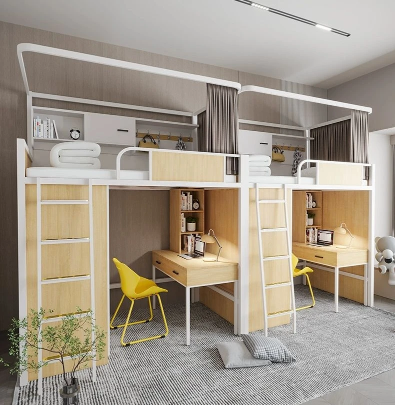 Efficient Use of Space with Modern Metal Dormitory Bunk Beds