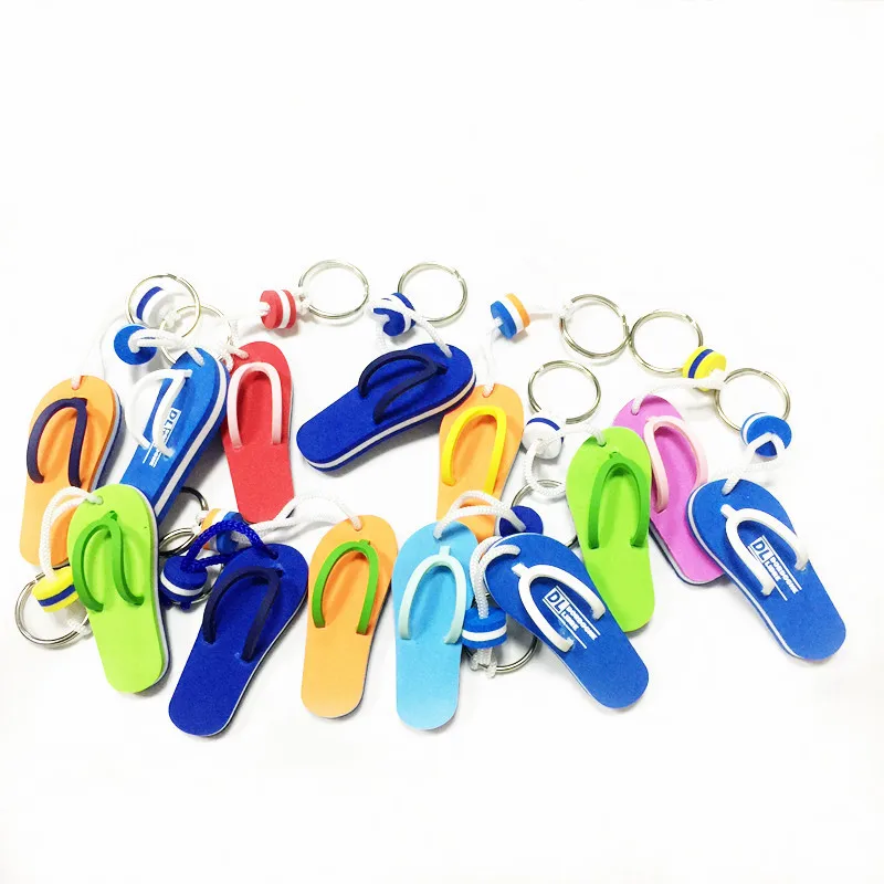 Buoy Oval PU Foam Floating Key Chain - Promotional Gift