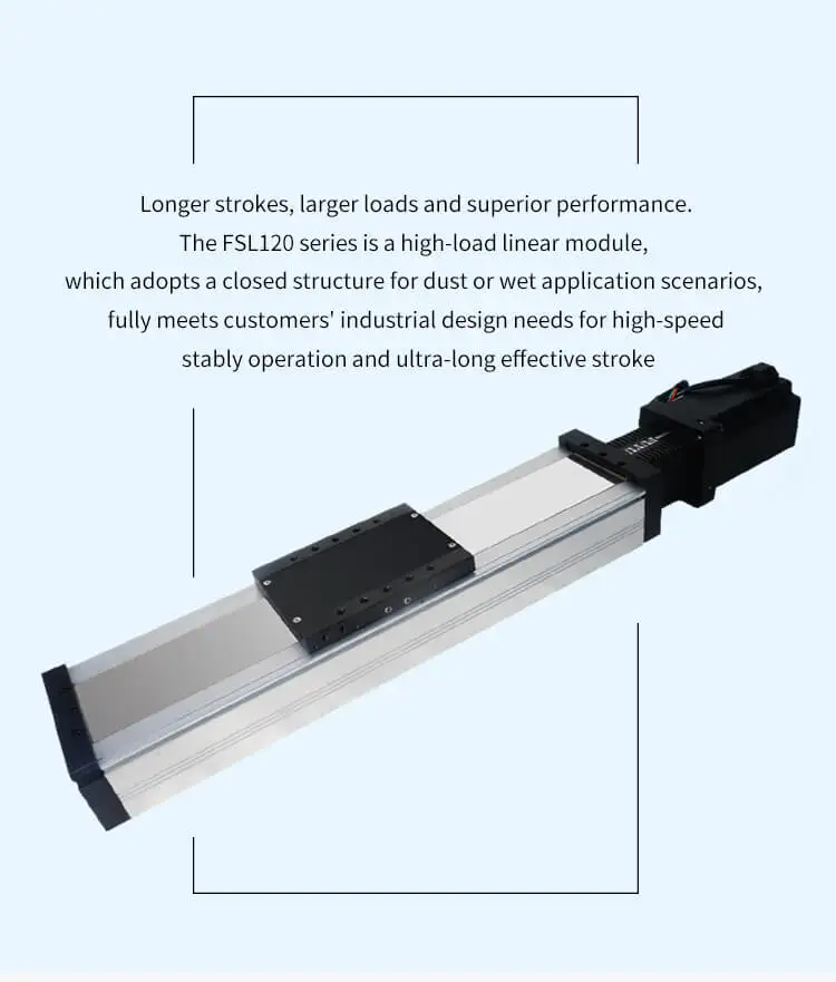 100kg Load Capacity Linear Robot Arm Ball Screw Rail Guide