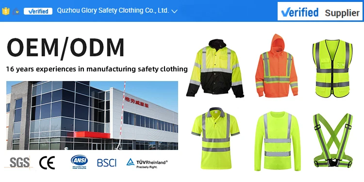Construction Road Uniforms Short Shirt Long Sleeve Hi Vis Reflective ...