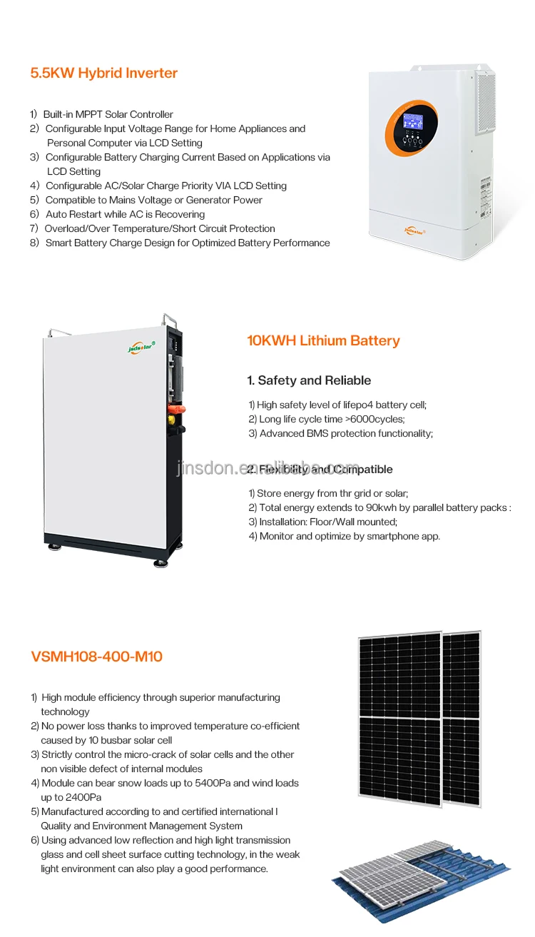Jsdsolar Solar Power System Home Off Grid Hybrid 10KW 15KW 20KW 25KW 30KW Solar Energy System ...