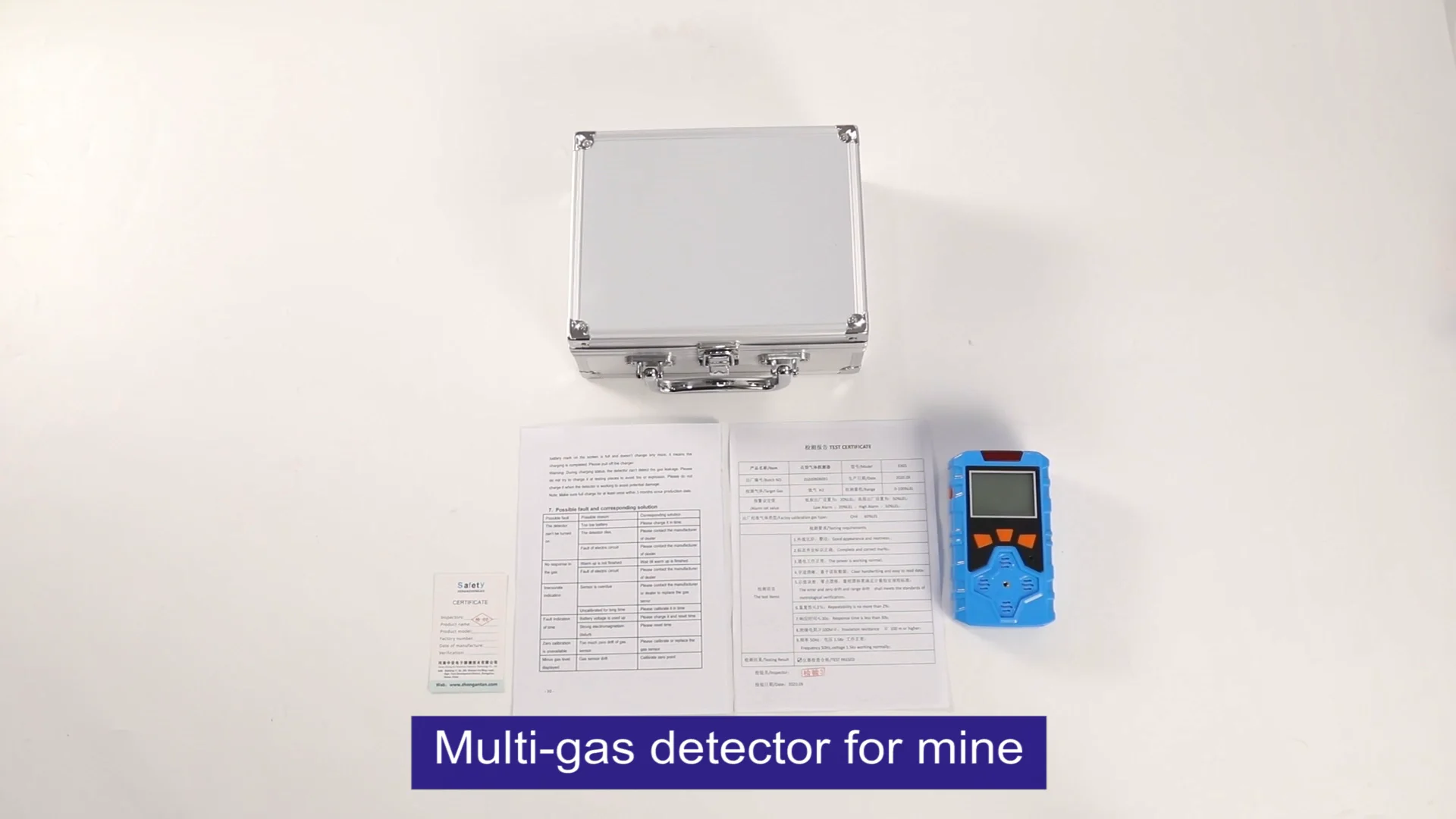 portable type mining use multi gas detector explosion proof gas ...