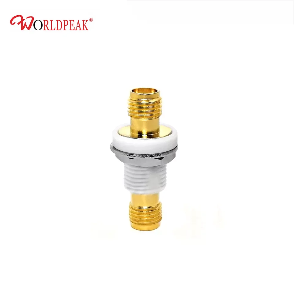 Gold Plated SMA Female to SMA Female Adapter - Isolated Ground