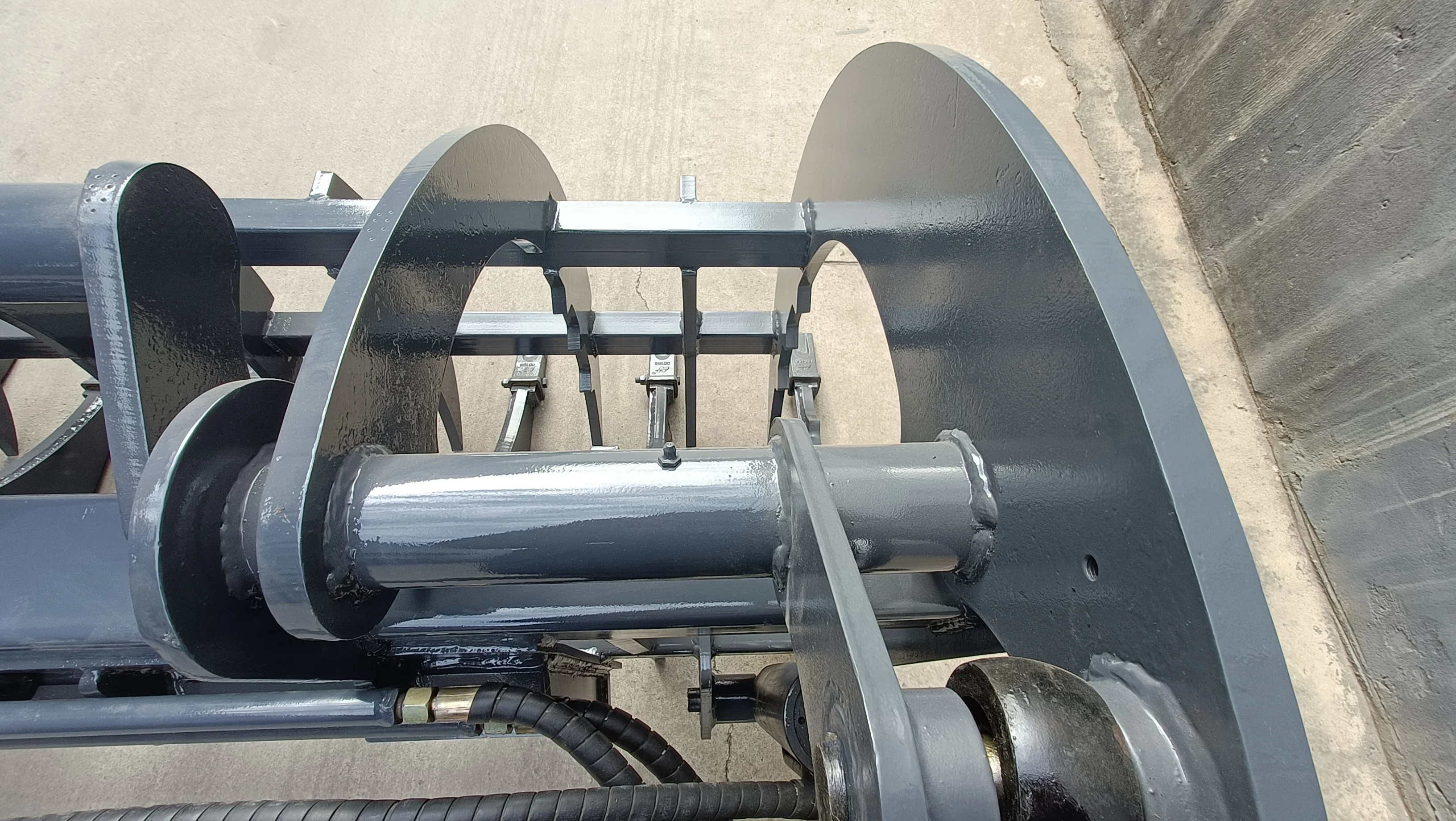 Hydraulic Hay Clamp Fork Skid Steer Loader Log Grapple Handling ...