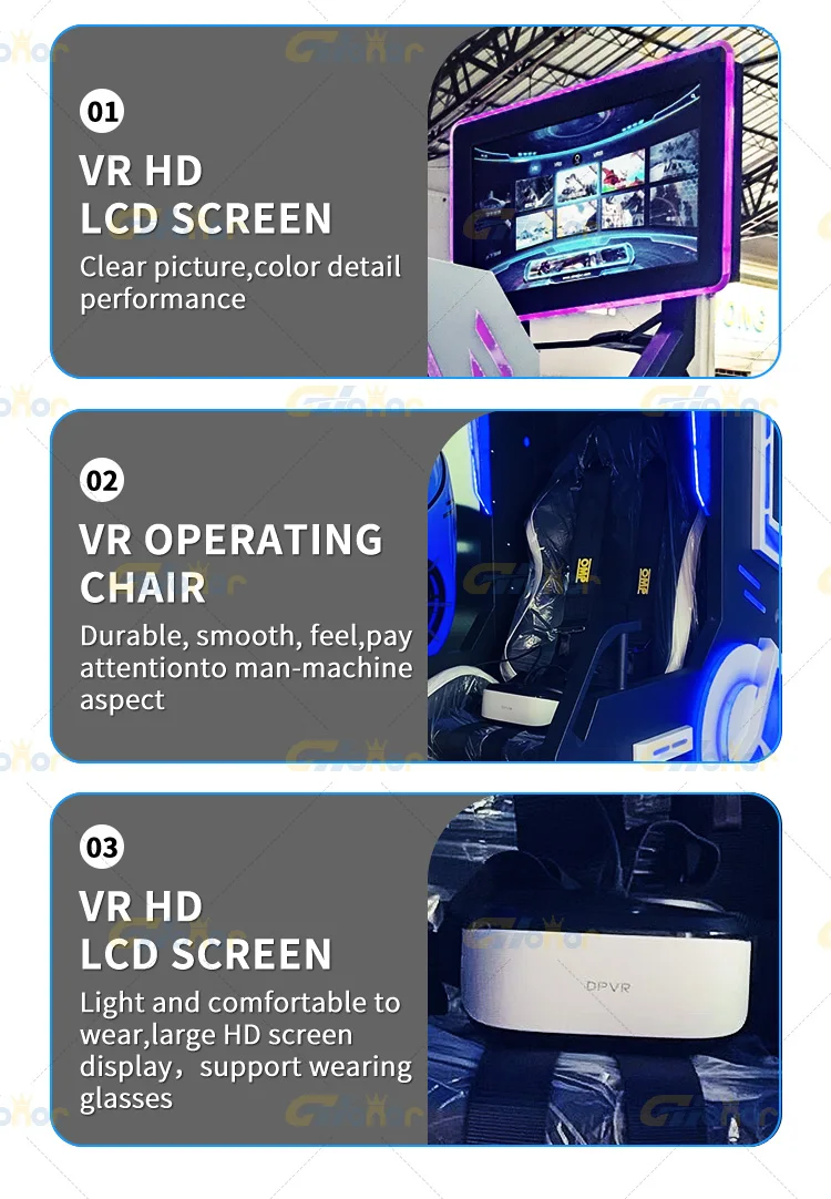 Amusement Park Simulator Shooting VR Running Platform