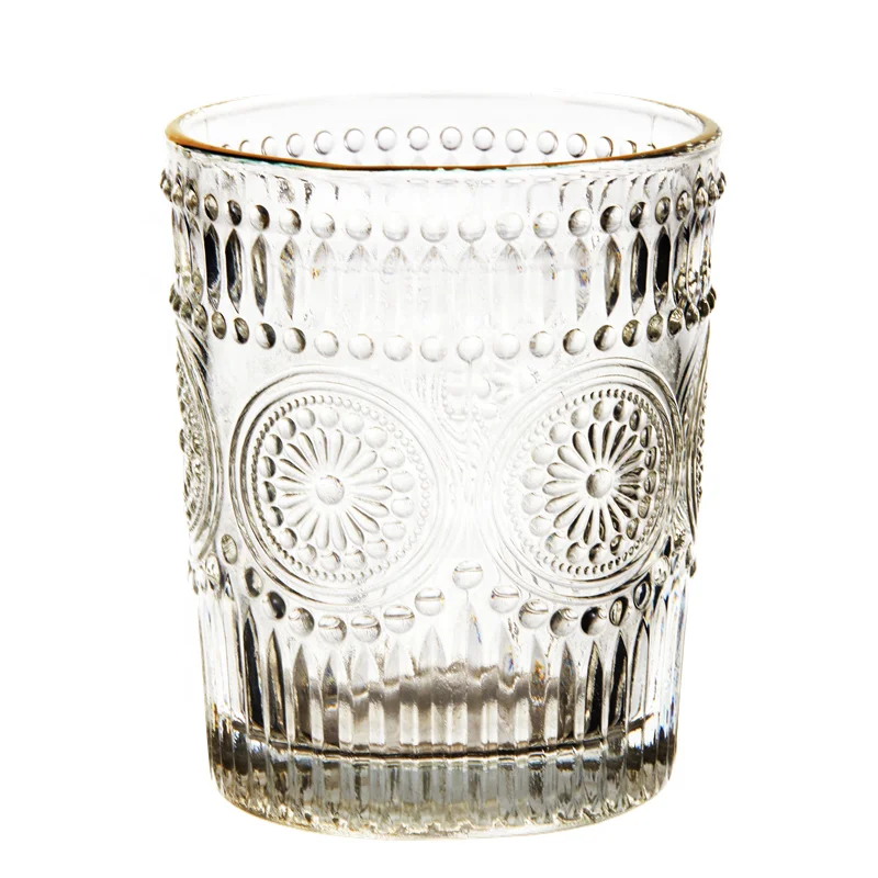 Manufacturers Heat Resistant Fancy Drinking Colored Engraved Retro ...