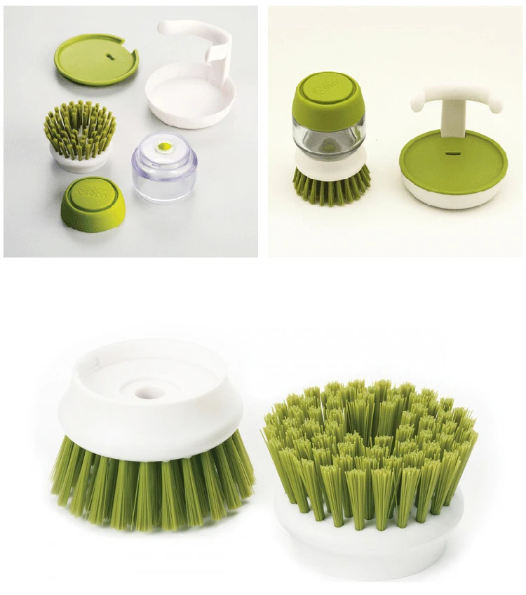 Kitchen Dish Scrubbers Set With Draining Tray Steel For Washing Pots ...