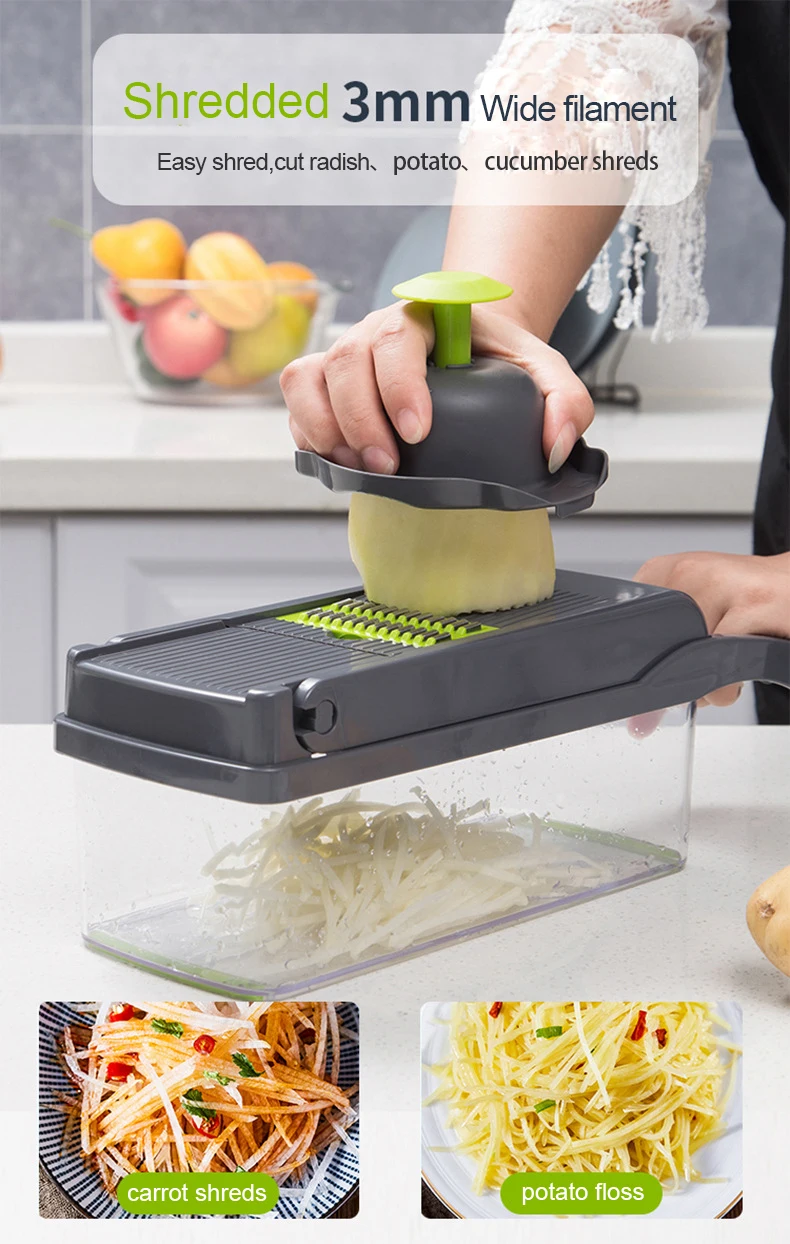 Versatile 15-in-1 Kitchen Tool - Efficient Cutting Solutions