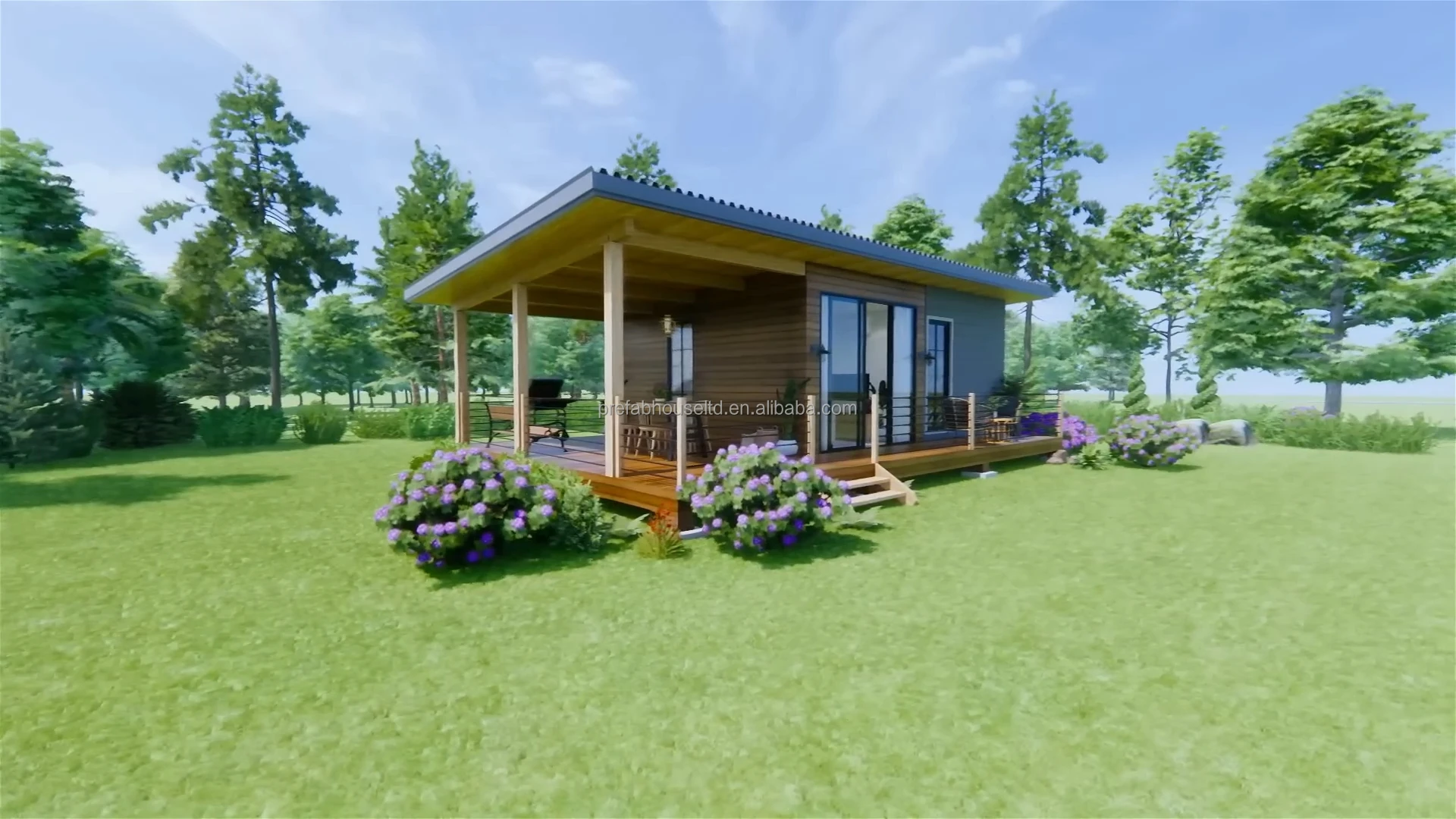 32 Square Meters 2 Bedroom Luxury Prefabricated House