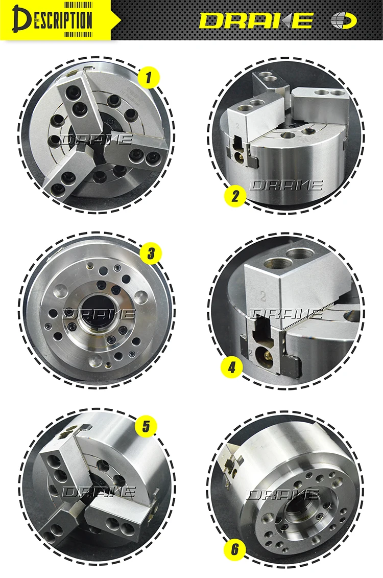 Hydraulic Chuck For Lathe Through Hole 3 Jaw Hyduralic Lathe Chuck 3 ...