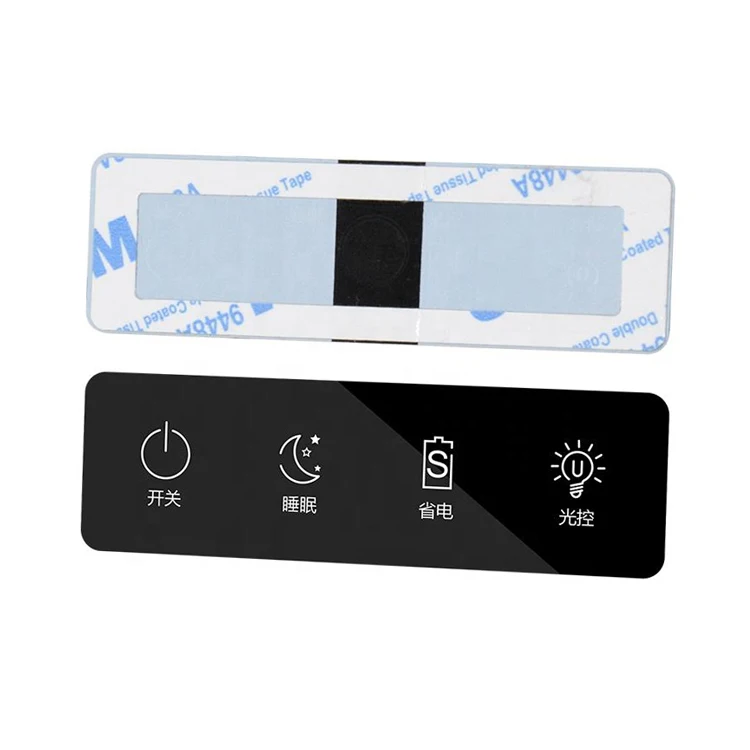 Black Instrument Panel Nameplate Label for Electrical Equipment Small ...