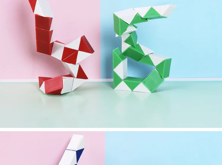 Kids Adults Mini Twist Puzzle Toys 24 Sections Magic Cube Develop ...