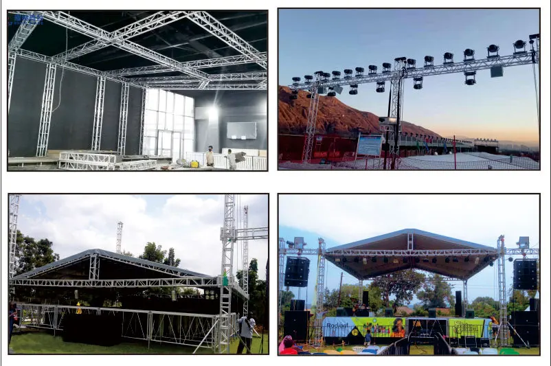 Aluminum Truss Roof - Lightweight Steel Trusses for Events