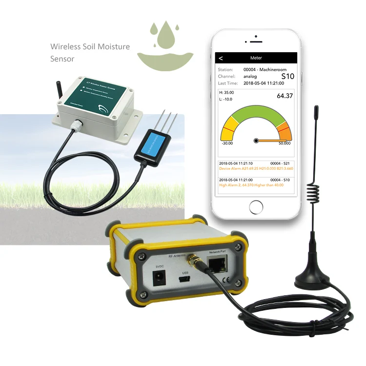 Wireless Soil Moisture Sensor Soil Testing Equipment for Agriculture ...