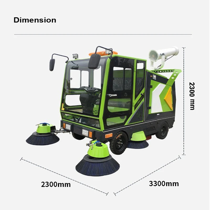 Electric Streets Cleaner Machines for Efficient Road Cleaning