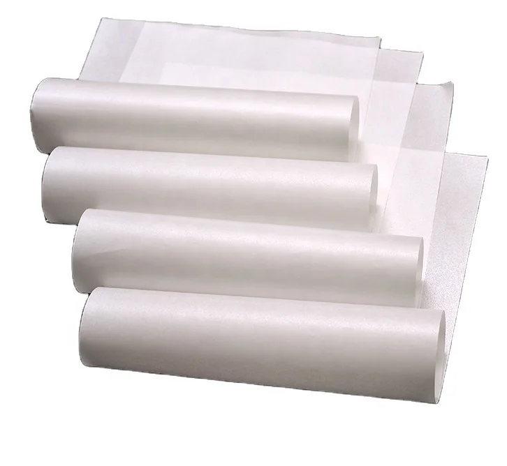 Double Sided Silicon Oil Paper Grease Proof Paper 30cm * 20m White ...