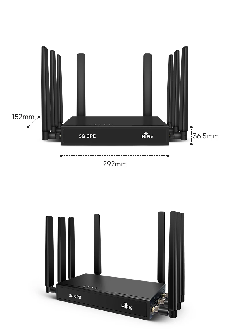 High Quality Dual Band Wifi6 5g Cpe Router MT7621A 1800Mbps 5g Mesh ...