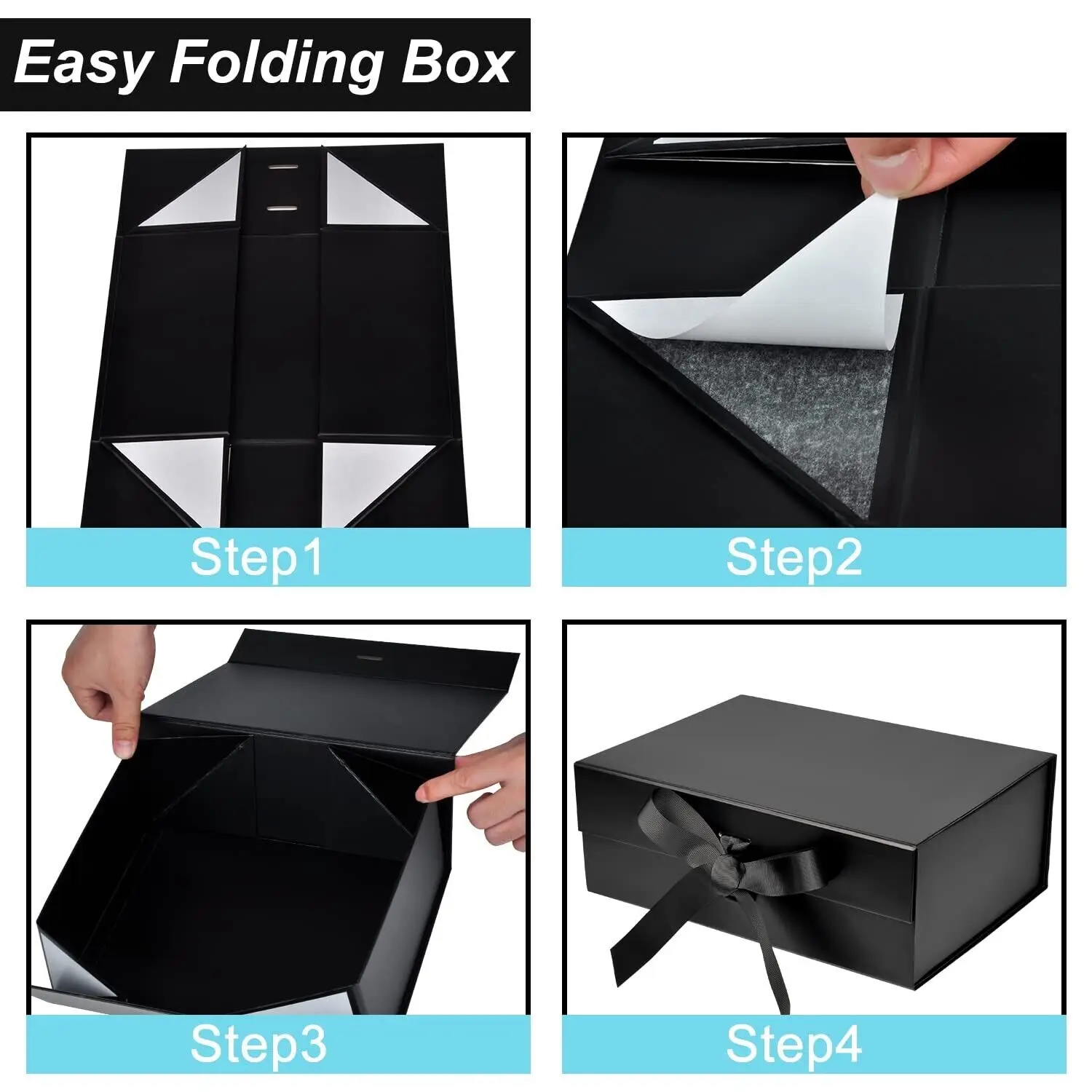 Custom Logo With Handle Gift Box Luxury Material Scarf Packaging ...