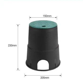 6" Durable Plastic Valve Boxes With Lid For Garden Yard Lawn Farm ...