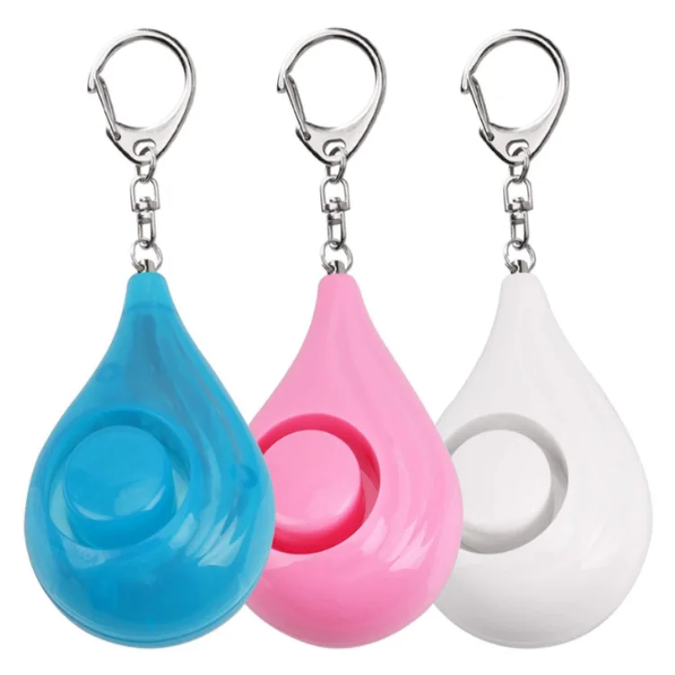 Water Drop Shape Self Defense Alarm Keychain - Buy Self Defense ...