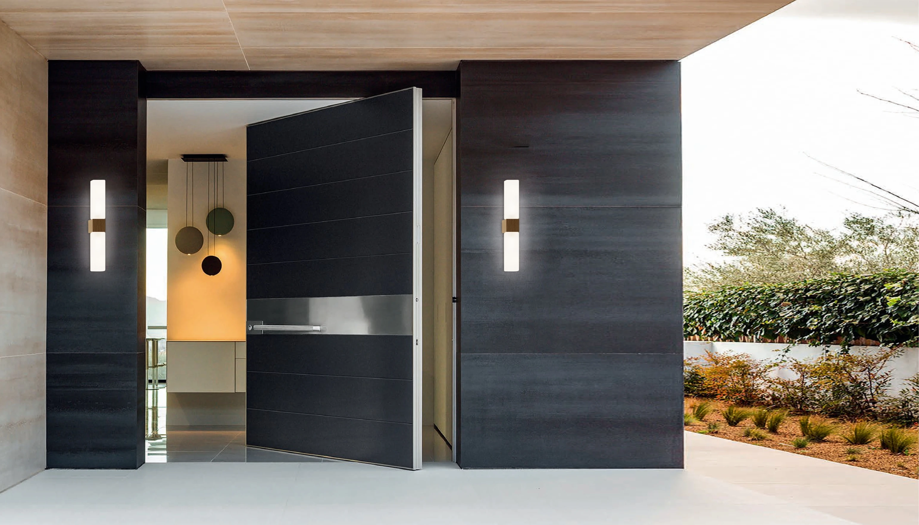 Modern Villa European Luxury Pivot Entrance Door Double Pivot Door ...