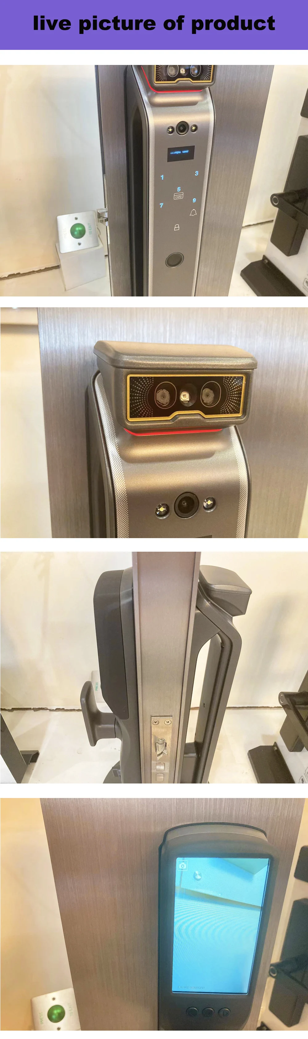 Elock Es268d New Design Biometric Fingerprint Smart Lock European ...