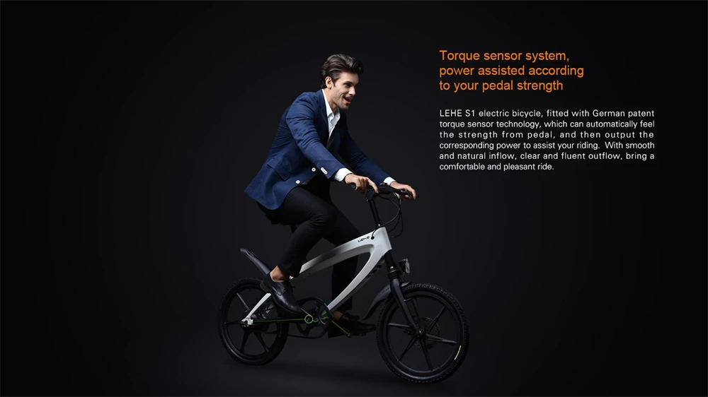 Lehe S1 Light Weight Electric Road Bike Power Assisted E Bike With ...
