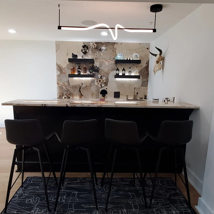 Prefab Granite Backlit Kitchen Countertop - Patagonia Granite
