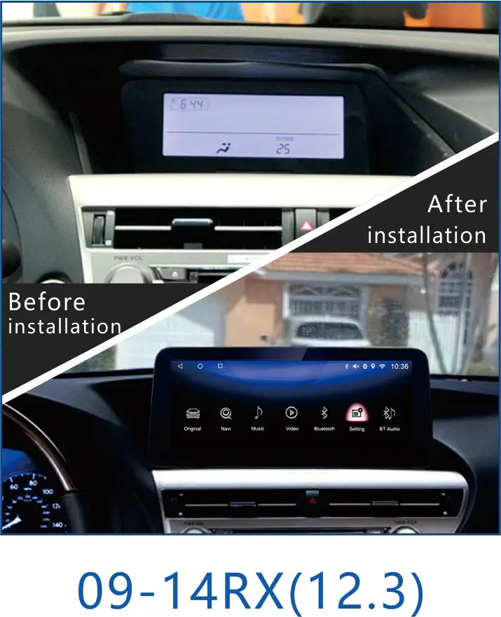 12.3" Screen Android 10.0 Car Multimedia Player for Lexus RX