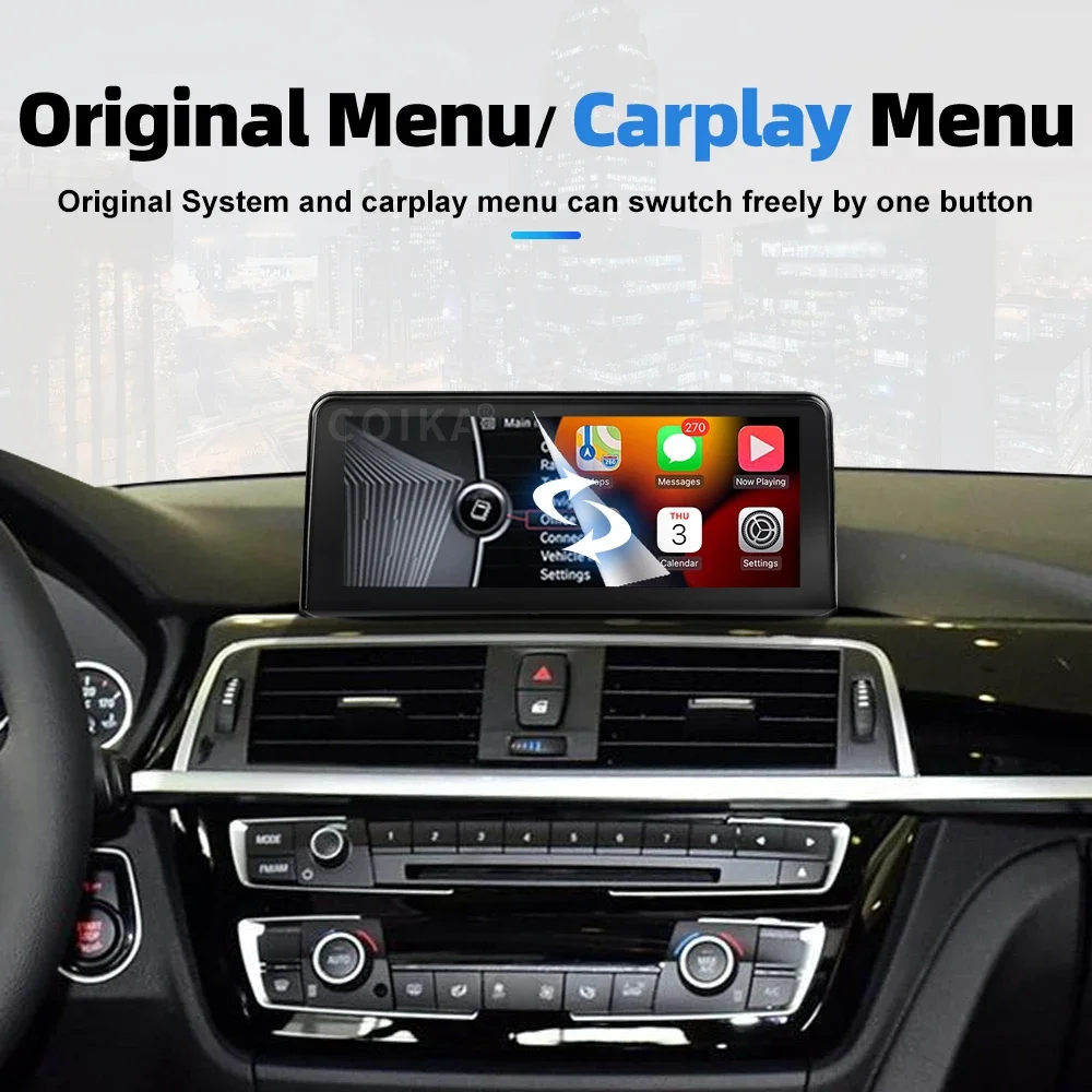 Carabc Wireless Apple Carplay Android Auto Car Multimedia For Bmw 5 3 Series F30 Nbt Cic Linux ...