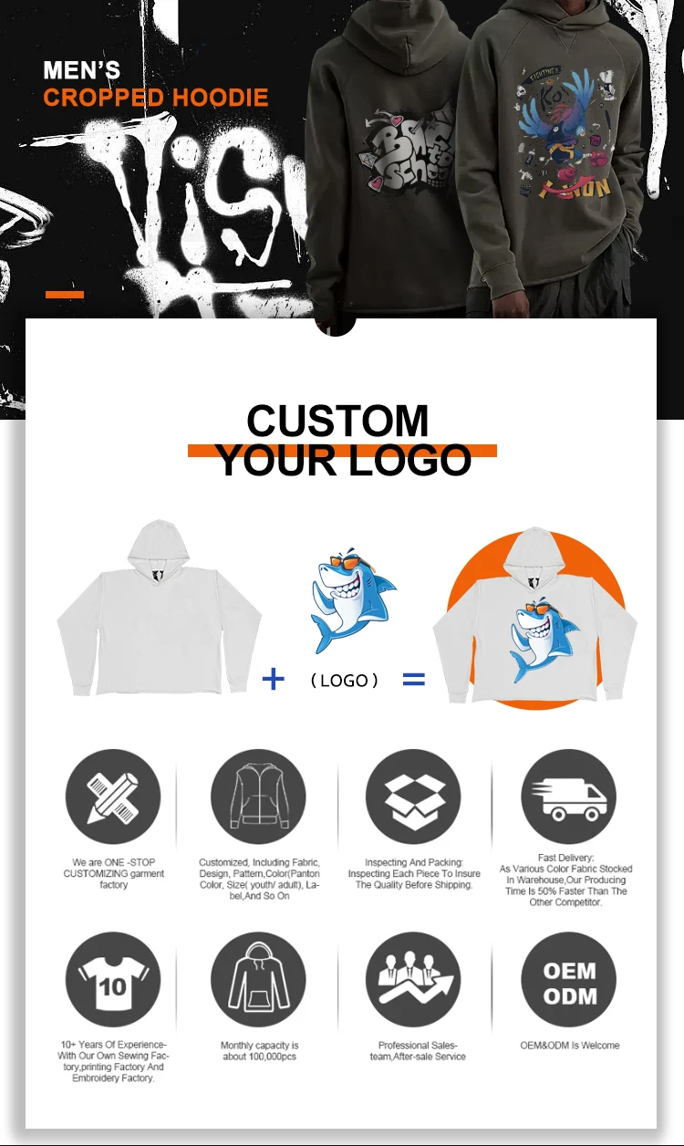 Bulk 100% Cotton Puff Printing Streetwear Full Zip Up Hoodie ...