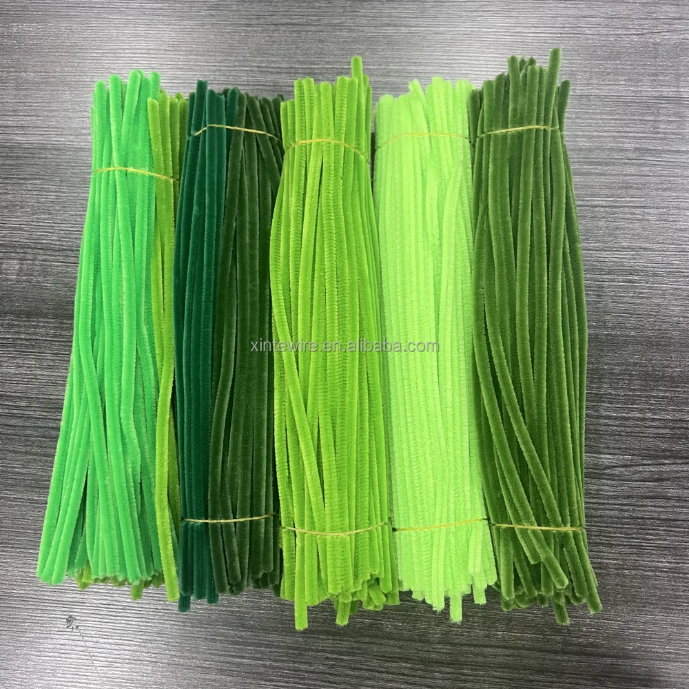Colorful Chenille Stem Pipe Cleaners 6mm, 8mm & 10mm - Ideal for DIY ...