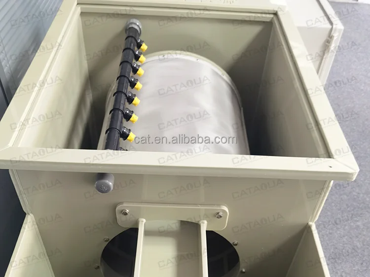 Cataqua Mechanical Drum Filter Aquaculture Koi Pond Self Cleaning Drum ...