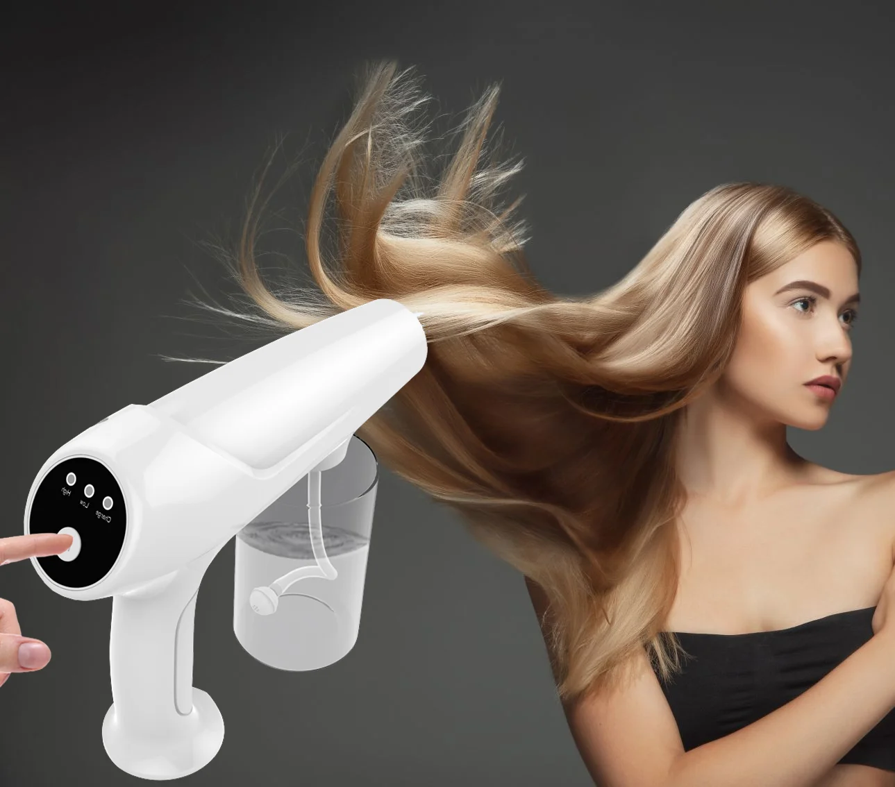 Portable Nano Steam Gun Hair: Your Hair Styling Companion - Vumazon