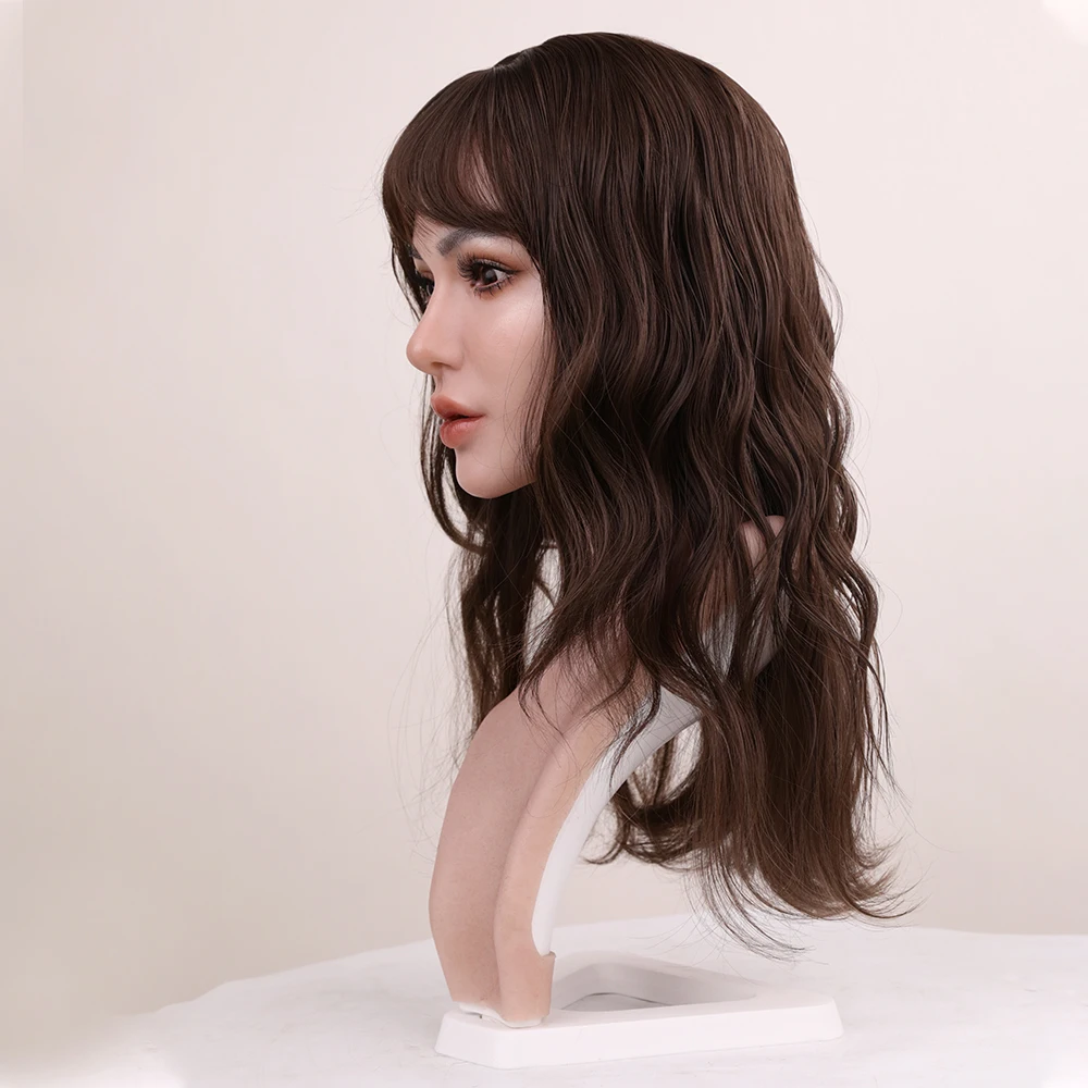 Realistic Silicone Female Mannequin Head For Hat Display Headform For ...