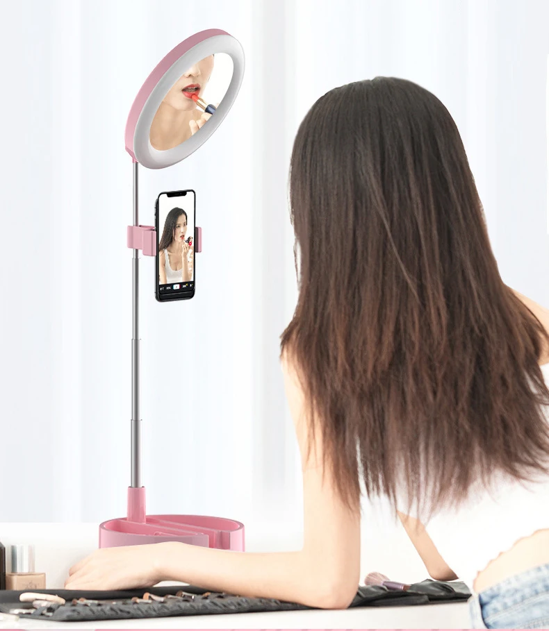 Portable LED Mini Selfie Ring Light - Perfect for Video Streaming