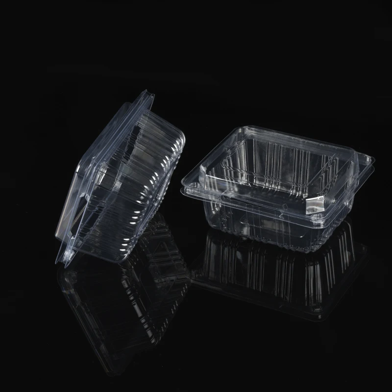 Recyclable Plastic Clear Clamshell Box For Supermarket Fruit Grape ...