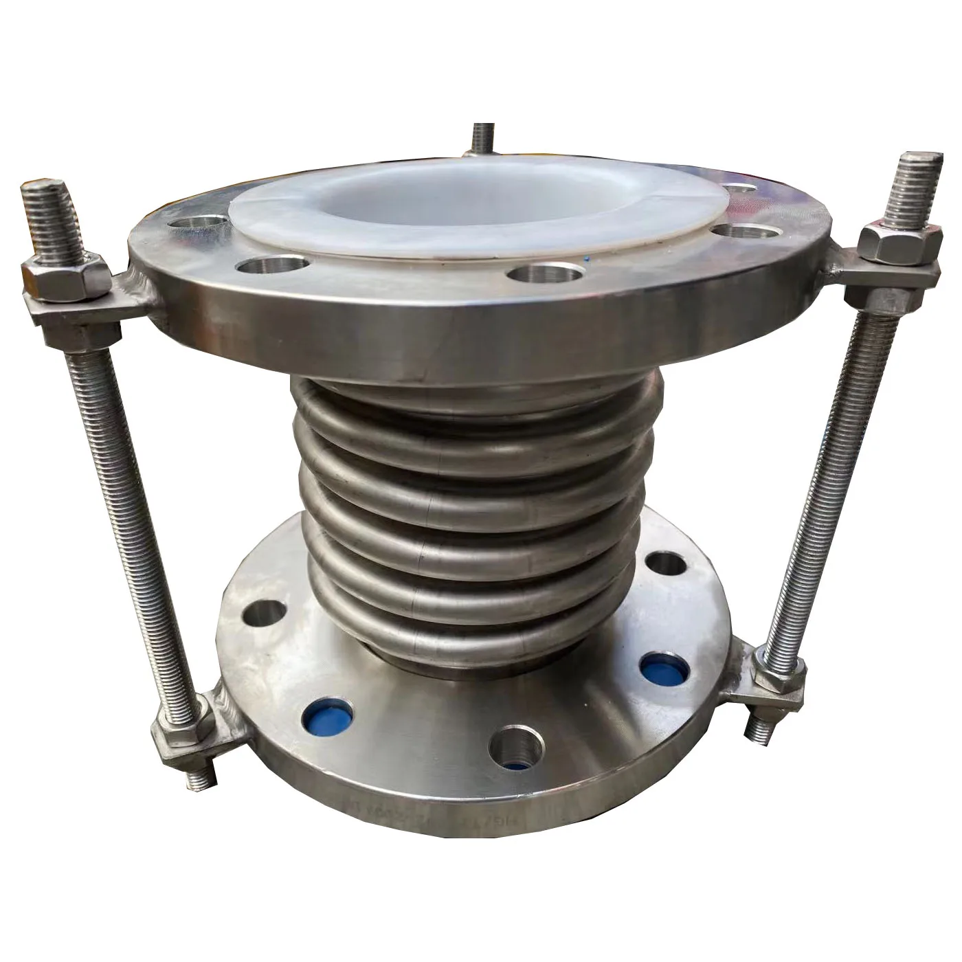 Pipe Bellows Ss304 Stainless Steel Metallic Corrugated Compensator Flange Expansion Joint Pipe ...