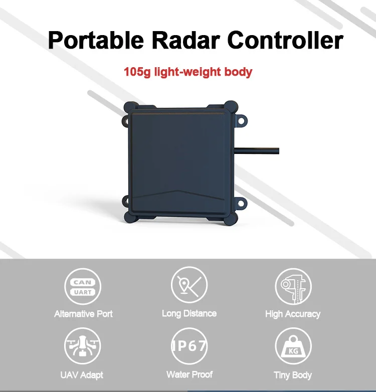 Drone Detection Radar - Mini Sensor for Height & Distance